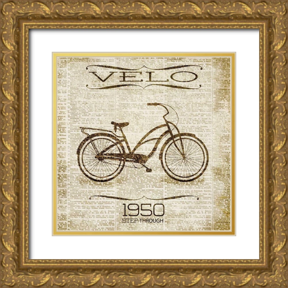 SD Graphics Studio 15x15 Gold Ornate Wood Framed with Double Matting ...