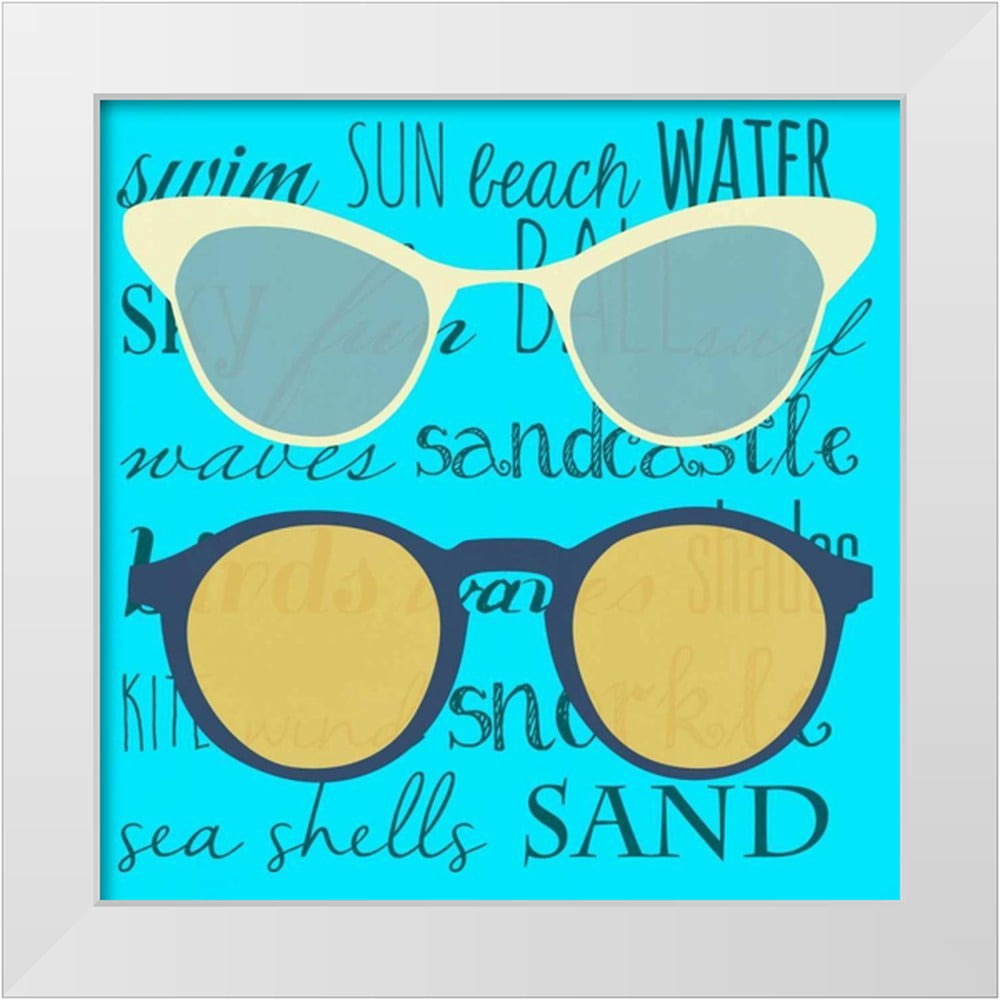 SD Graphics Studio 15x15 White Modern Wood Framed Museum Art Print ...