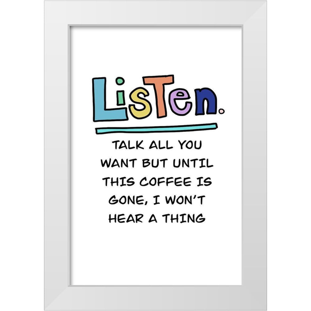 SD Graphics Studio 17x24 White Modern Wood Framed Museum Art Print ...