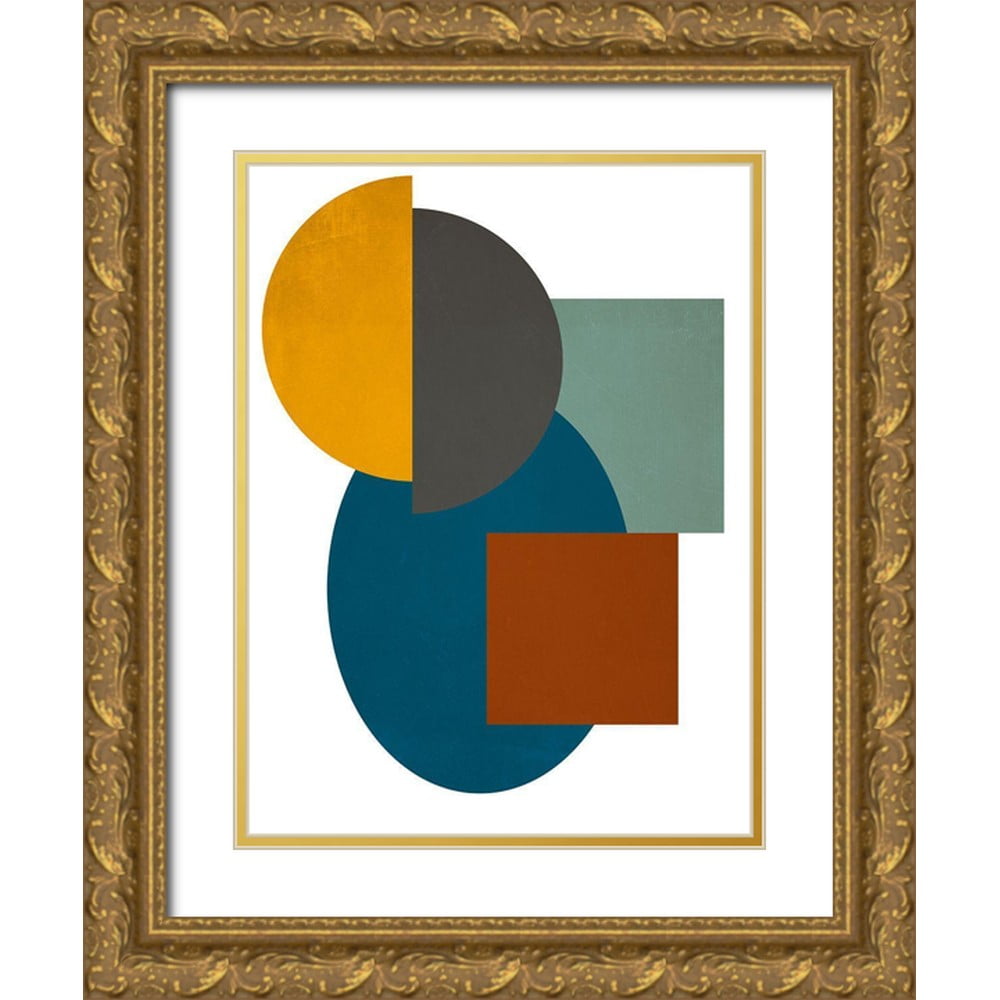 SD Graphics Studio 19x24 Gold Ornate Wood Framed with Double Matting ...