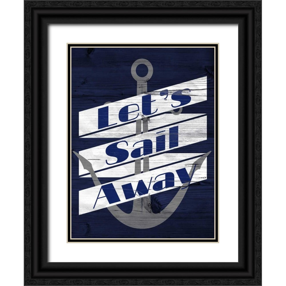 SD Graphics Studio 25x32 Black Ornate Wood Framed with Double Matting ...