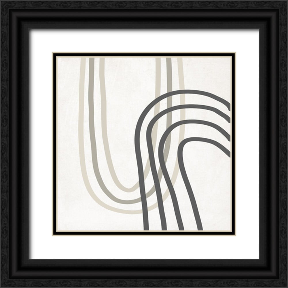 SD Graphics Studio 26x26 Black Ornate Wood Framed with Double Matting ...