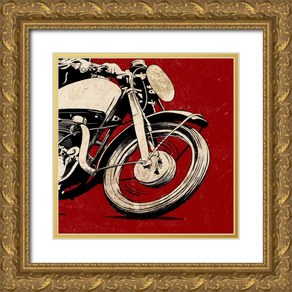 SD Graphics Studio 26x26 Gold Ornate Wood Framed with Double Matting ...