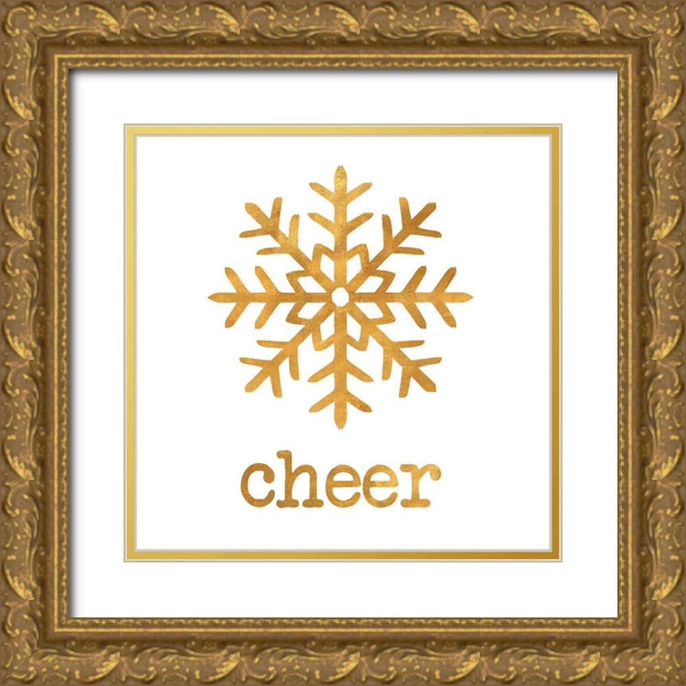 SD Graphics Studio 26x26 Gold Ornate Wood Framed with Double Matting ...