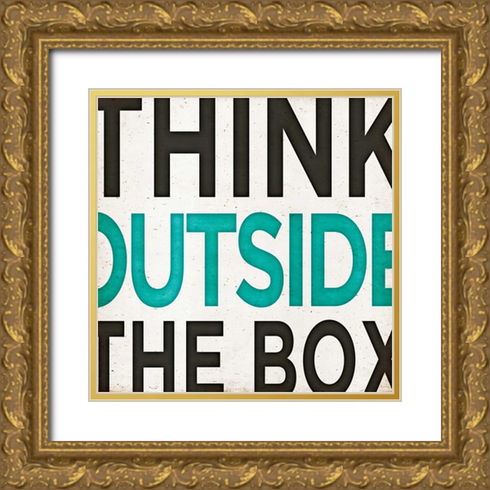 SD Graphics Studio 26x26 Gold Ornate Wood Framed with Double Matting ...
