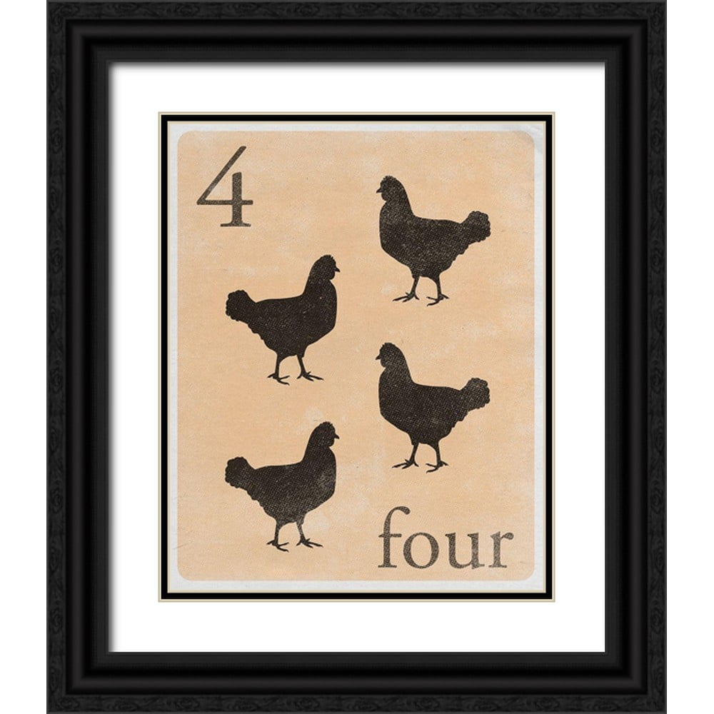 SD Graphics Studio 26x32 Black Ornate Wood Framed with Double Matting ...