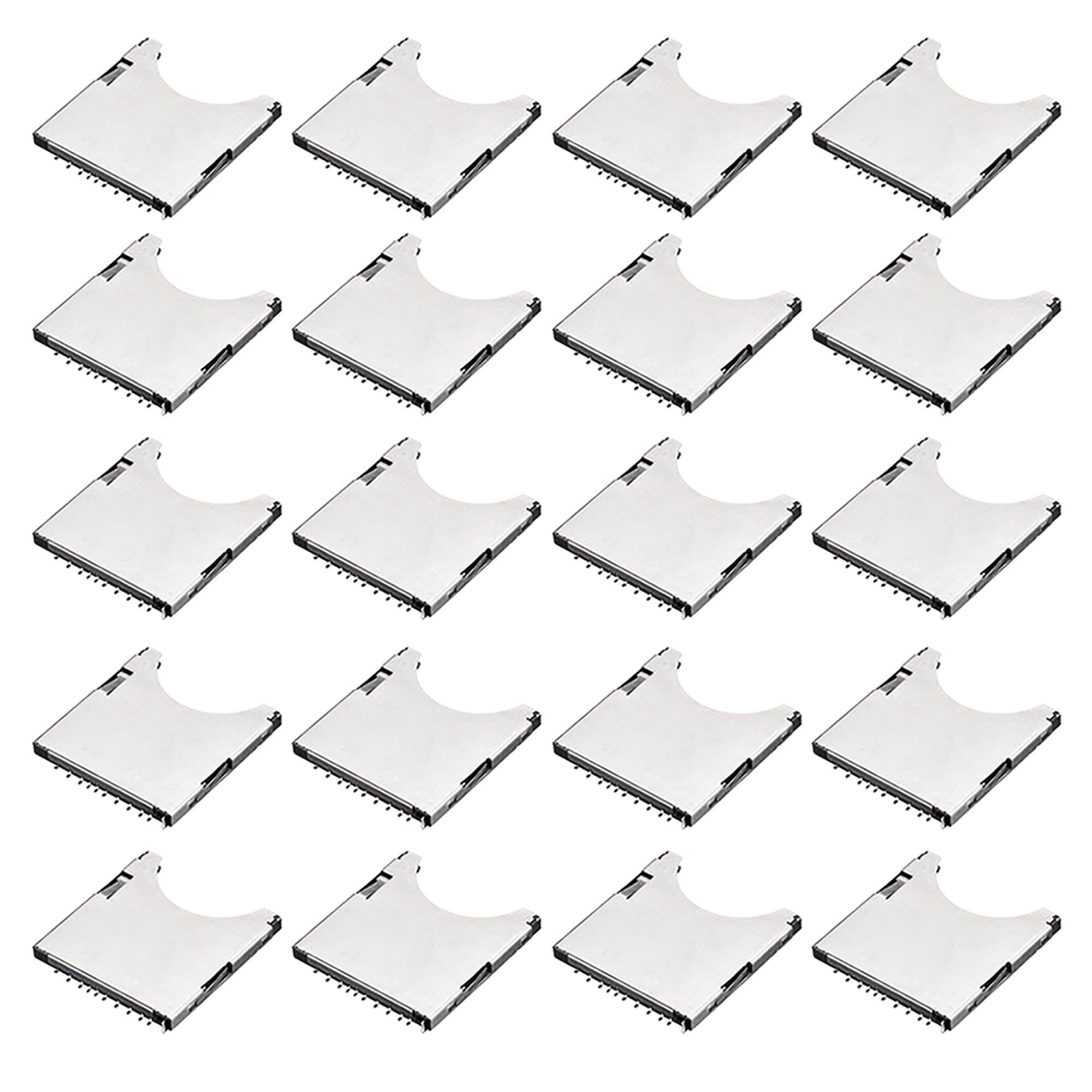 SD Memory Card Socket Holder Spring Loaded Push Type 10Pin 20pcs ...