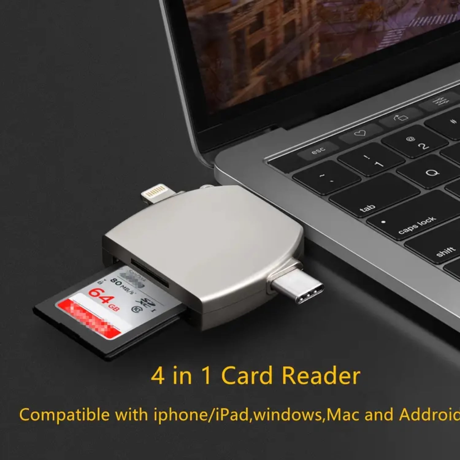 SD/Micro SD Card Reader For IPhone/ipad/Android/Mac/Computer/Camera ...