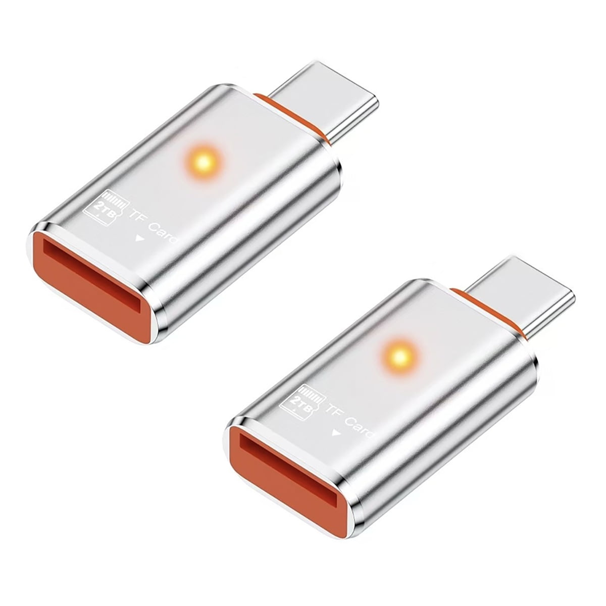 SD Mini Type-C Card Reader(2 Packs),Quick Identification Transmit File ...