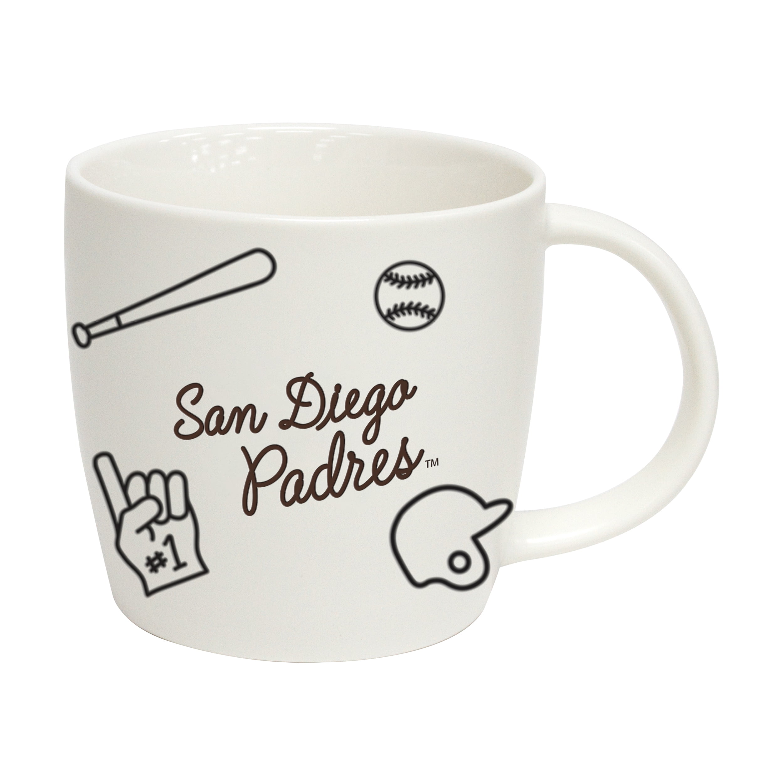 SD Padres 18oz Playmaker Mug - Walmart.com