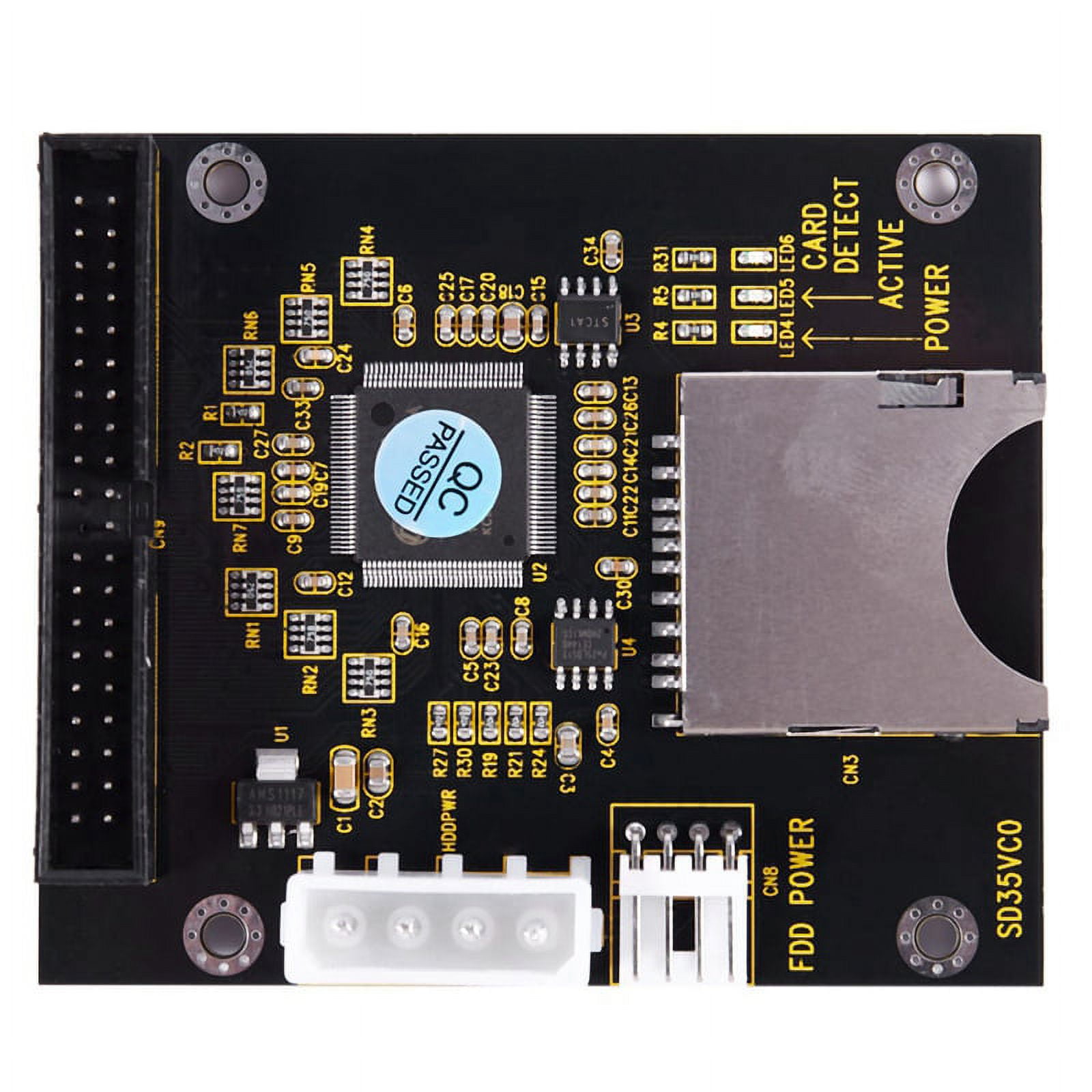 SD SDHC SDXC MMC Card to IDE 40Pin 3.5inch Male Adapter - Walmart.com