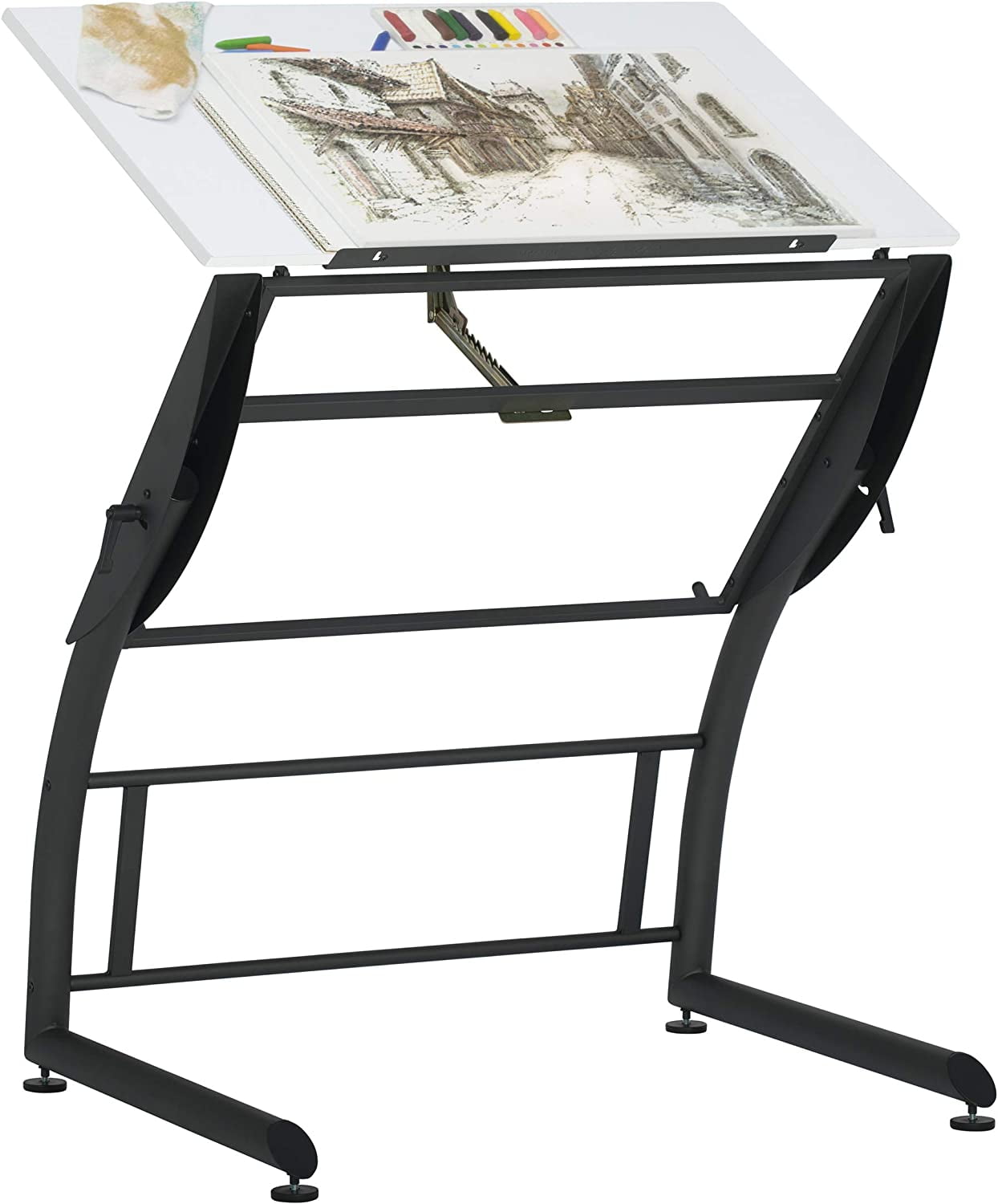 SD STUDIO DESIGNS Triflex Drawing Table, Sit to Stand Up Adjustable ...