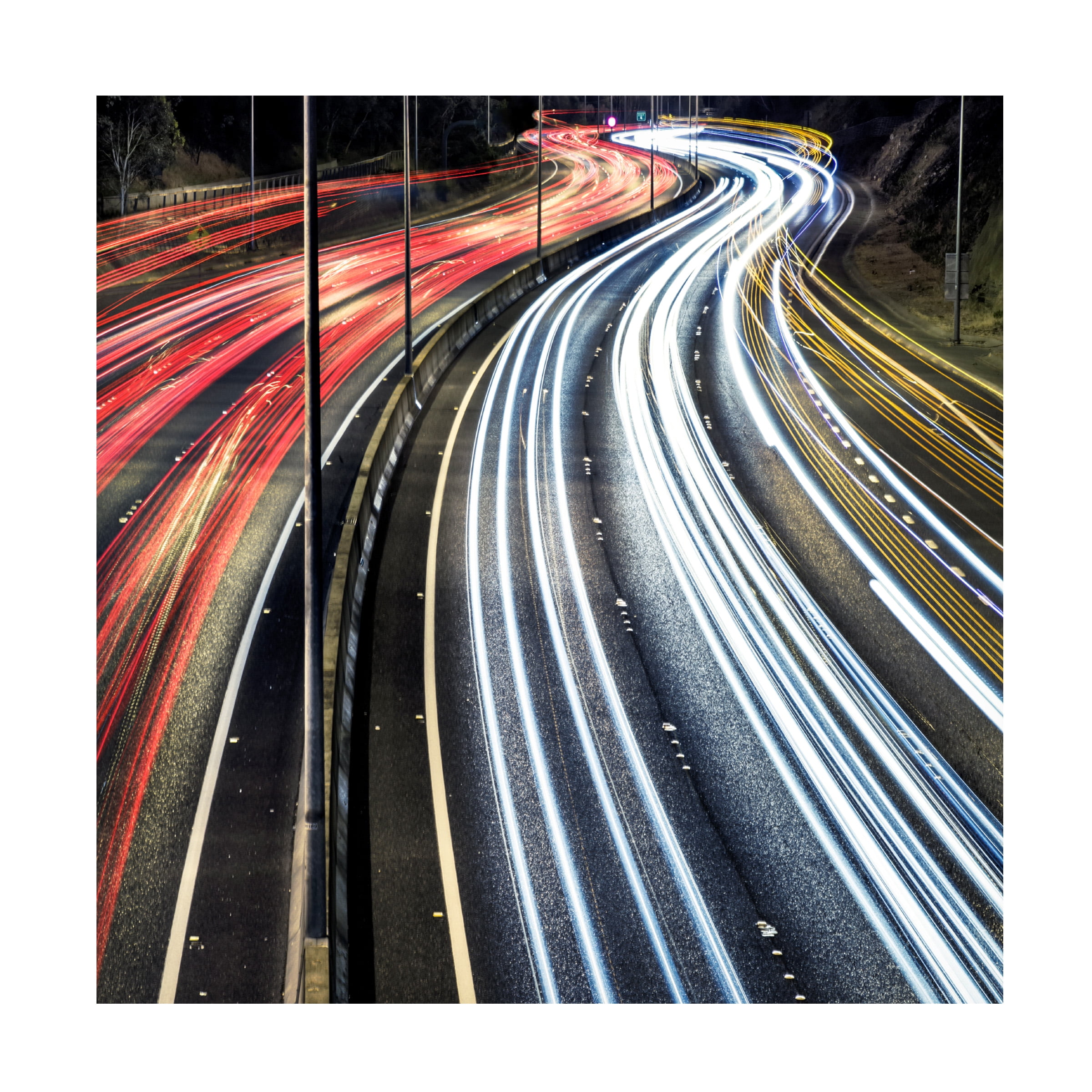 SD Smart 'Lines And Curves' Canvas Art - Walmart.com