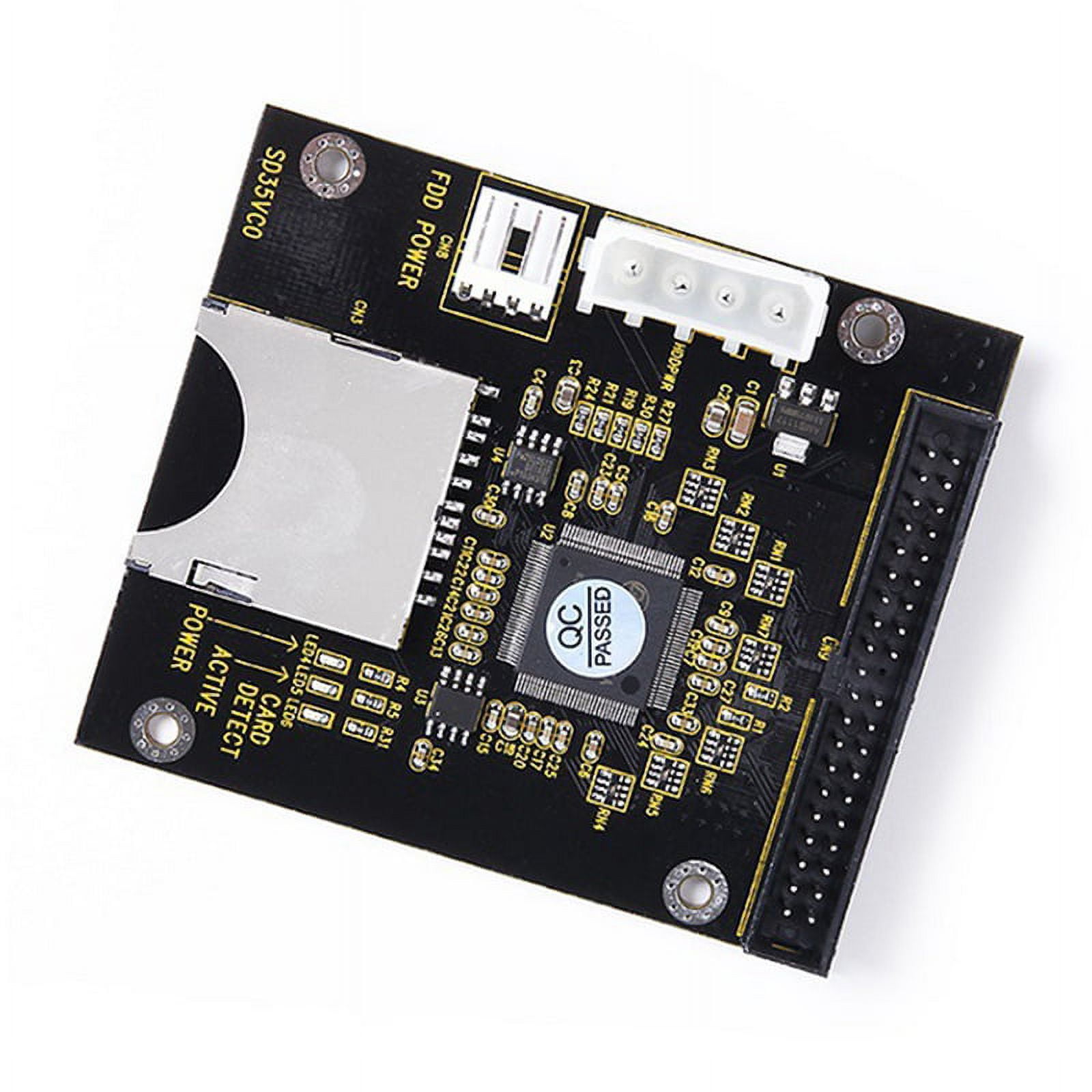 SD To 3.5 Inch IDE 40 Pin Converter Card IDE SD Card Adapter SSD Embedded Storage Adapter Card ...