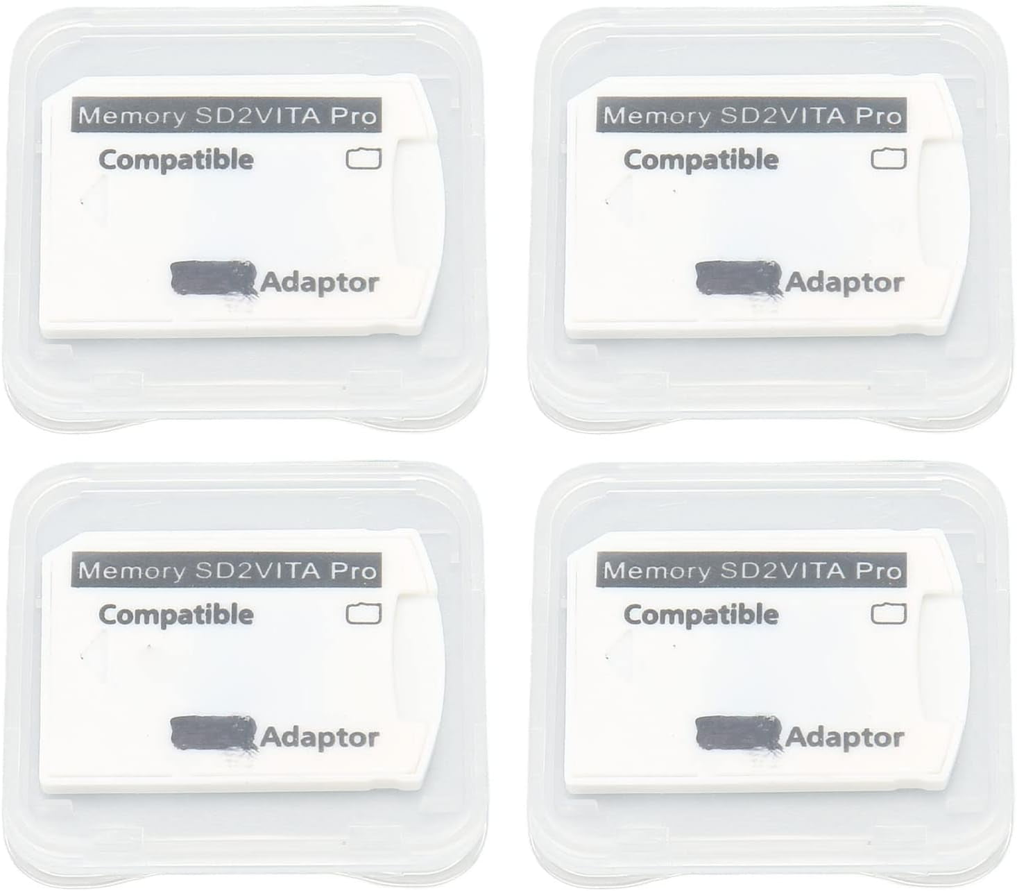 SD2Vita 5.0 Memory Card Adapter, 4Pcs Micro Storage Card Adapter for ...