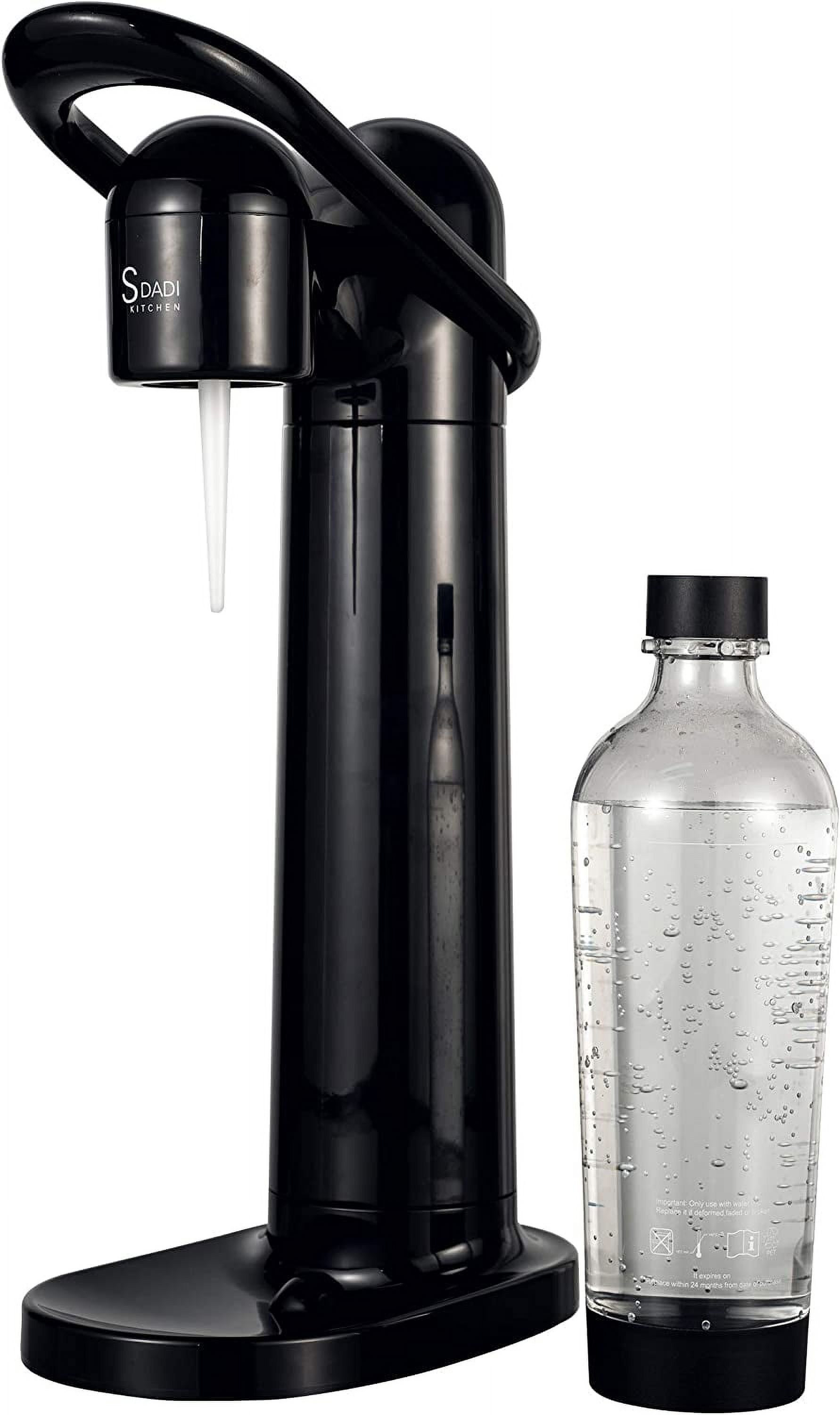 SDADI Sparkling Water and Soda Maker Seltzer Fizzy Drink Maker with 1L ...