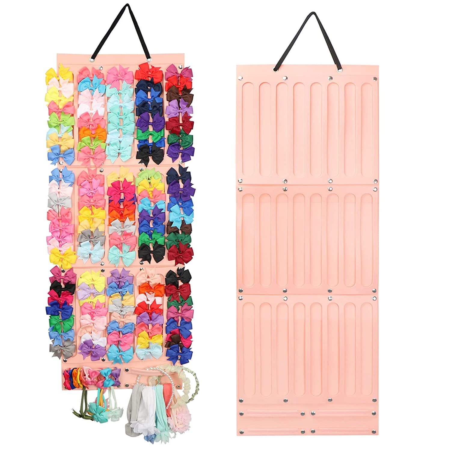 SDALU Hair Bows Holder with Extra Large Capacity, Hair Clips Storage ...