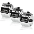 SDARMING 4-Digit Handheld Clicker Counter, Metal Manual Number Tally ...