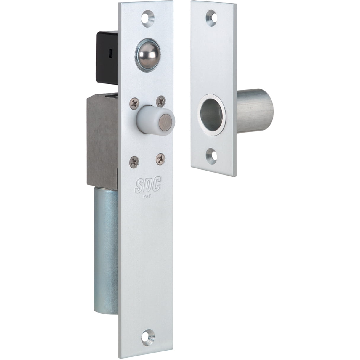 SDC FS23MIV Spacesaver Mortise Bolt Lock Dual Failsafe 12/24VDC Satin ...