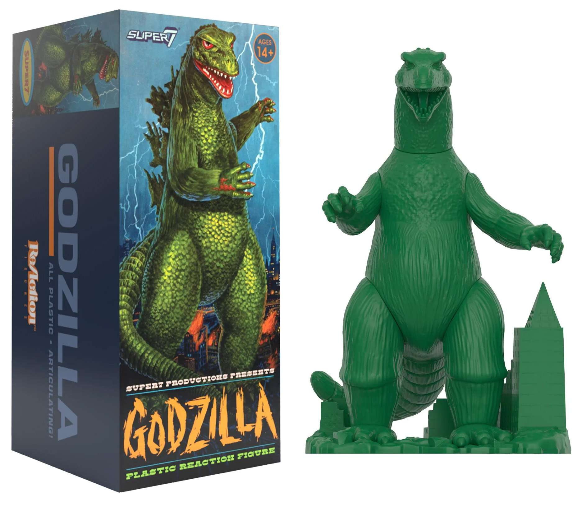 SDCC 2024 Godzilla Toho ReAction Aurora Action Figure Model Kit Super7 ...