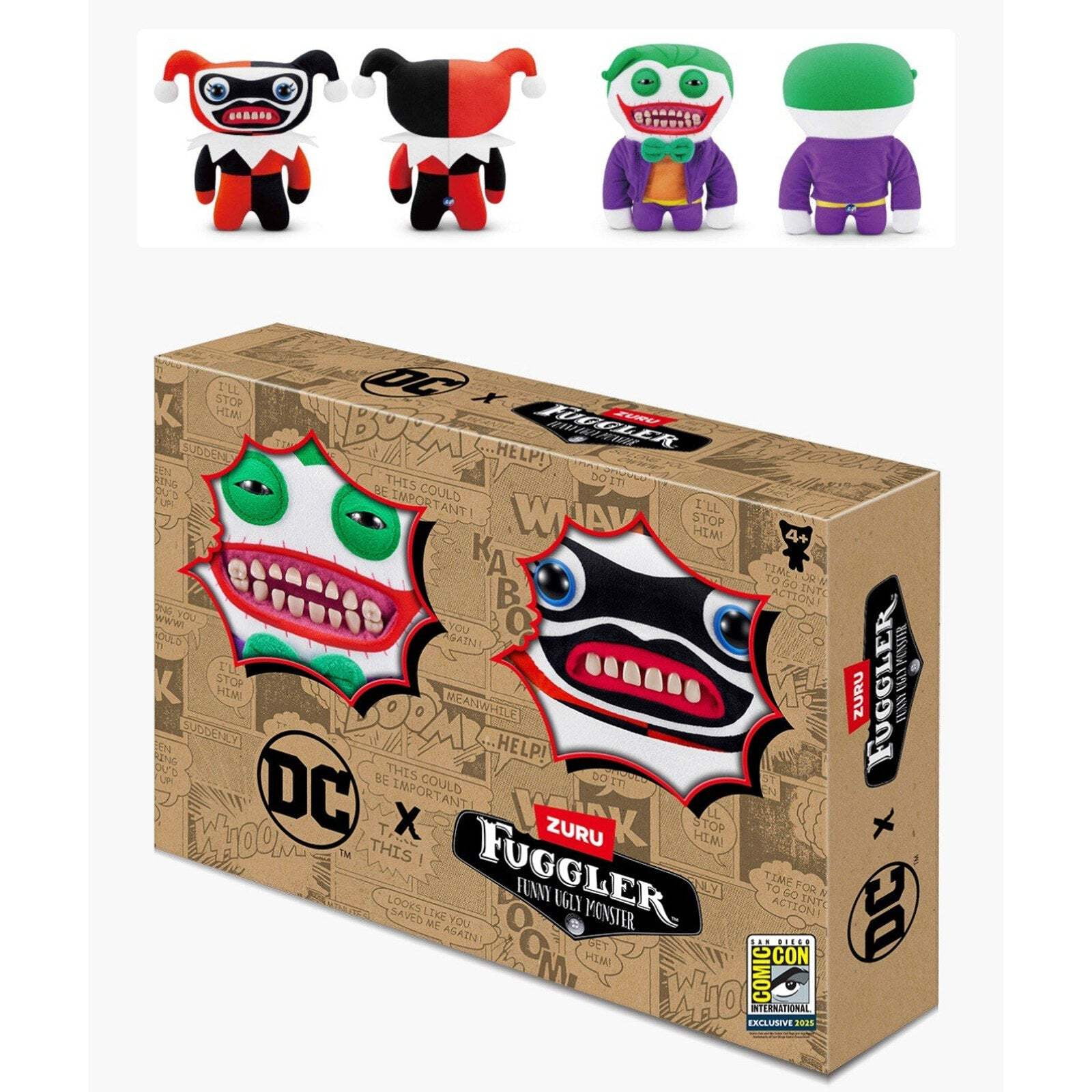 SDCC 2025 UCC Distributing - Fuggler x DC Comics JOKER and HARLEY QUINN ...