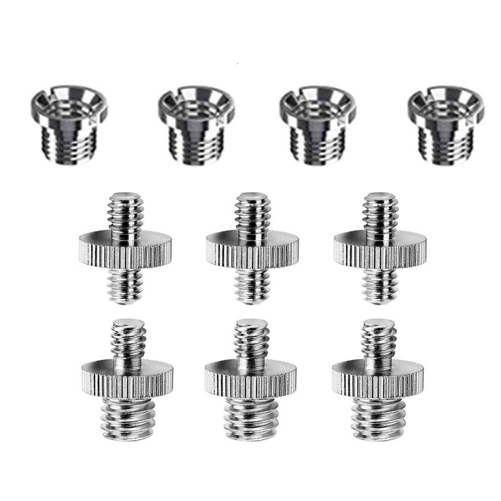 SDFGTstore 1 Set 1/4" Male to 1/4" Male Threaded Adapter Double Male ...