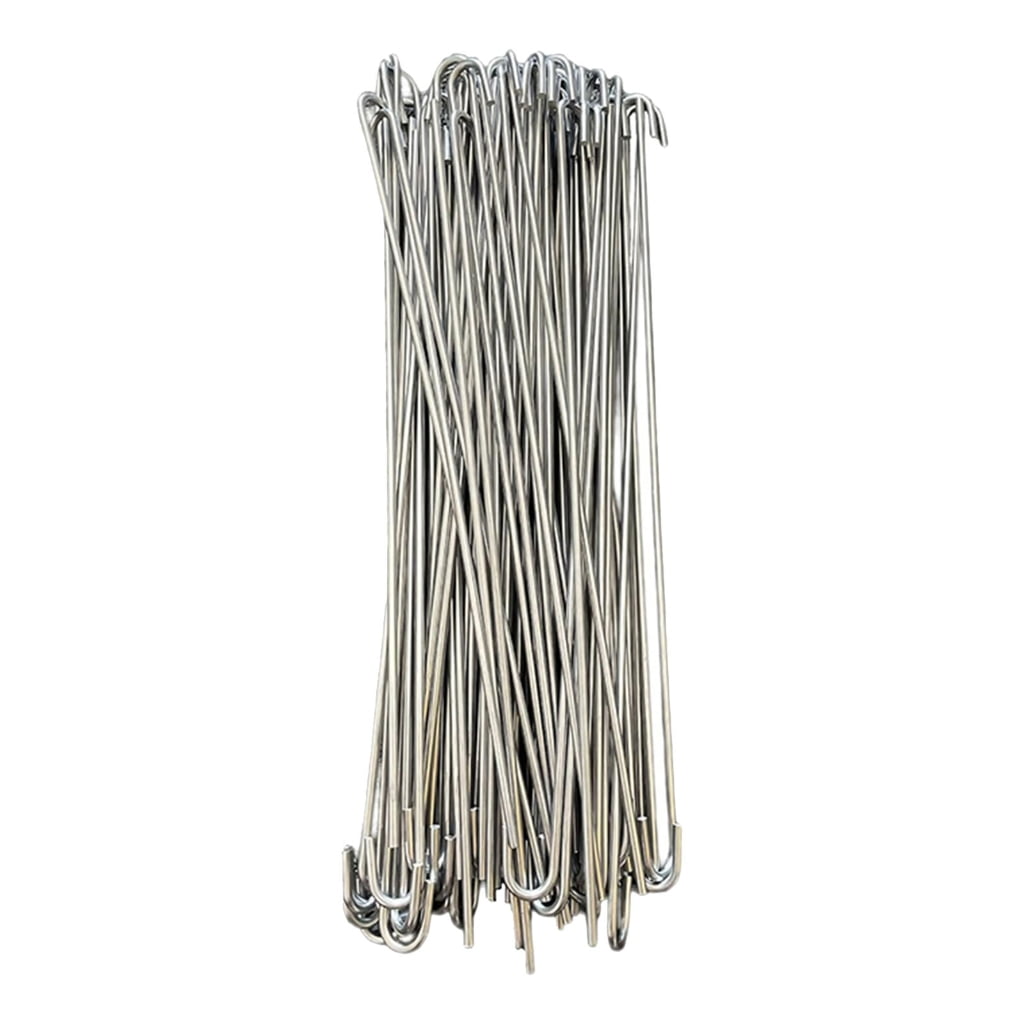 SDFGTstore 100 Pieces Industrial Grade Steel Fence Fasteners Permanent ...