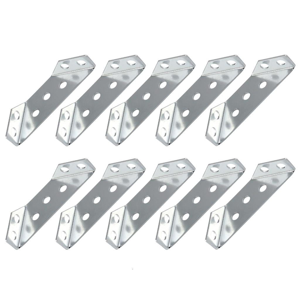SDFGTstore 10Pcs Stainless Steel Furniture Corner Connector Heavy Duty ...
