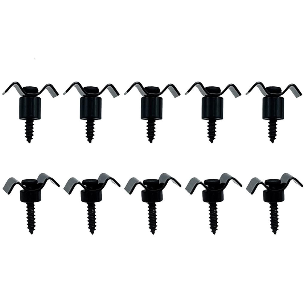 SDFGTstore 10pack Electric Guitar String Tree Guide Retainers Chrome ...