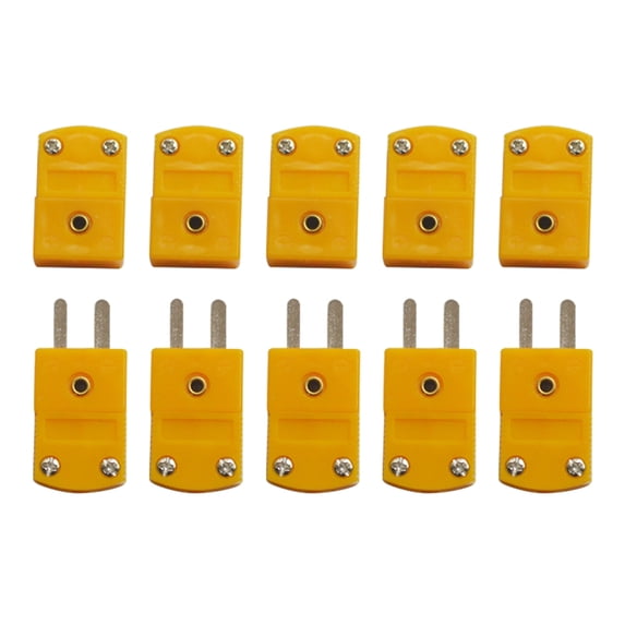 SDFGTstore 10pcs K-Type Male Female Wire Connector Miniature Socket Set ...
