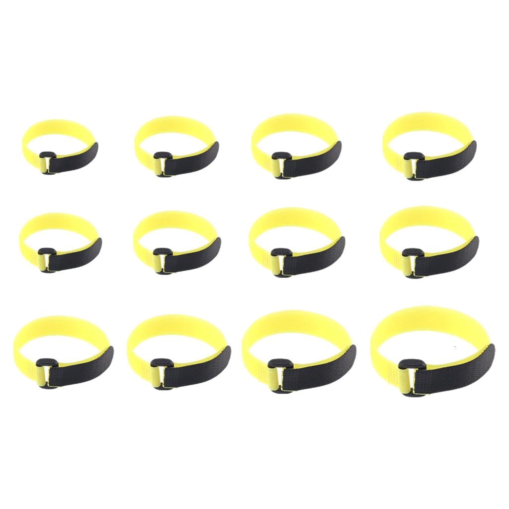 SDFGTstore 12Pcs Line Wire Organizers Bundles Fastener Portable Nylon ...