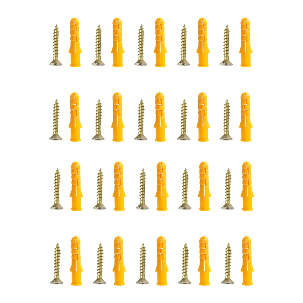 20/40pcs Plastic Expansion Pipe Tube Wall Plugs Drywall Wall Anchors ...
