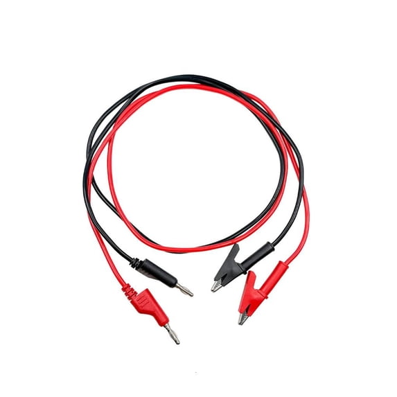 SDFGTstore 2Pcs High Voltages Test Cable Leads Connector Banana Plug to ...