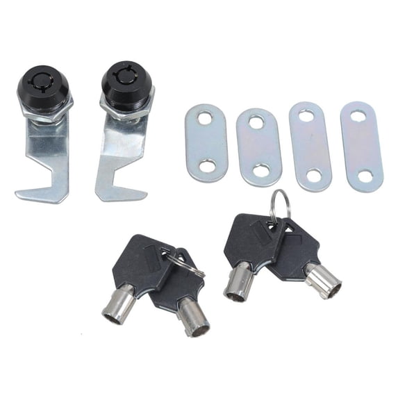 SDFGTstore 2pcs Secure Tool Box Locking Mechanism Steel Cabinet ...