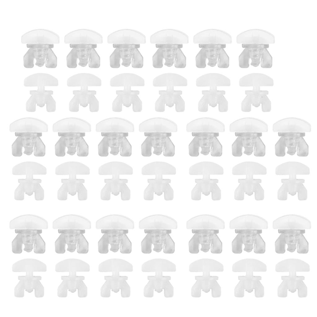 SDFGTstore 40Pcs Curtain Track Stoppers Curtain Fasteners Curtain Rail ...