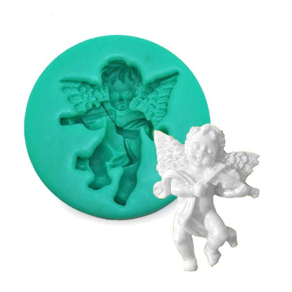 SDFGTstore Angel Cupcakes Mold Angel Shape Molds Angel Cake Mold Angel ...