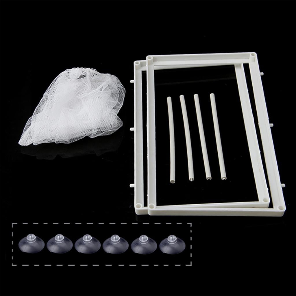 SDFGTstore Aquarium Mesh Hatchery Fish Fry Breeder Incubator Box with ...