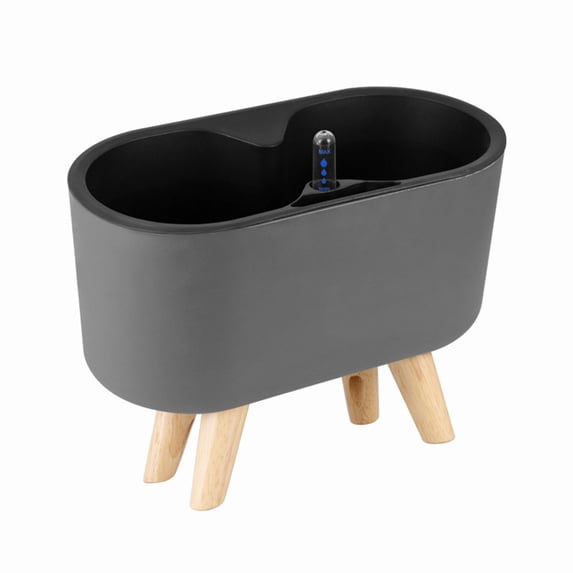 SDFGTstore Automatic Self-Watering Plastic Plant Pot with Water Level ...