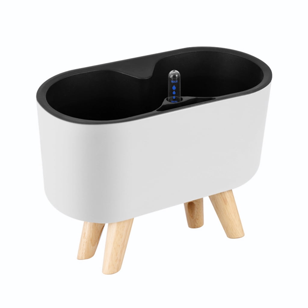 SDFGTstore Automatic Self-Watering Plastic Plant Pot with Water Level ...