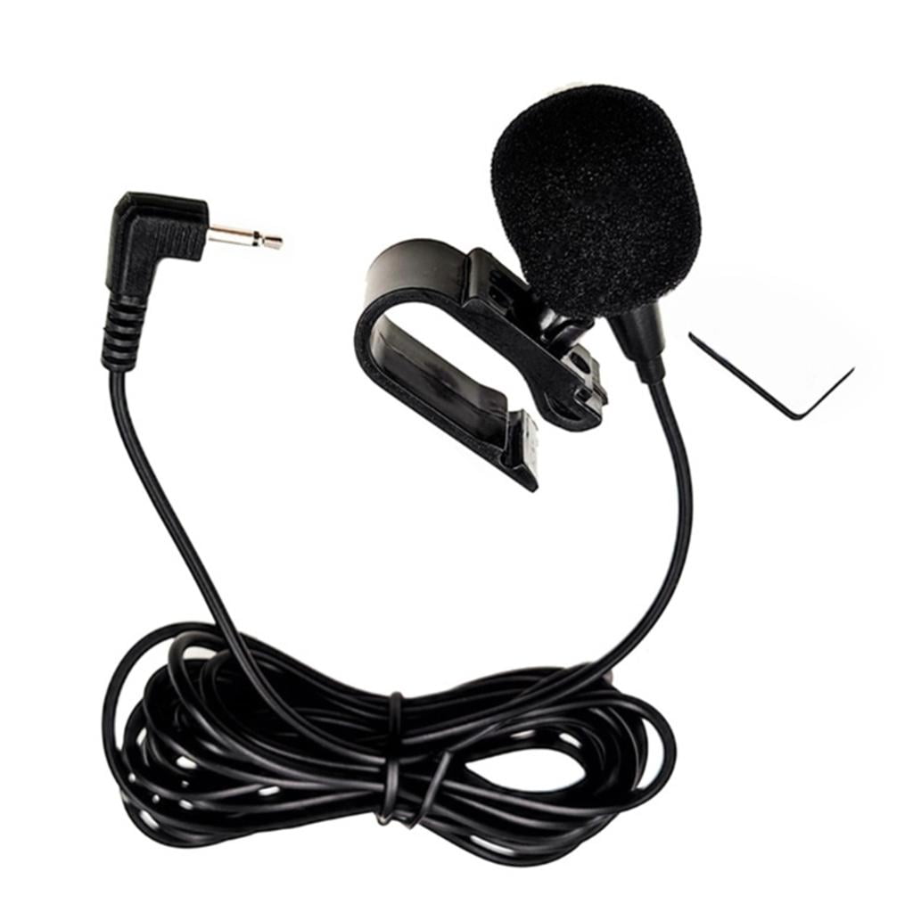 SDFGTstore Car Audio Microphone 2.5mm/3.5mm Clip Jack Plug Mic Stereo ...