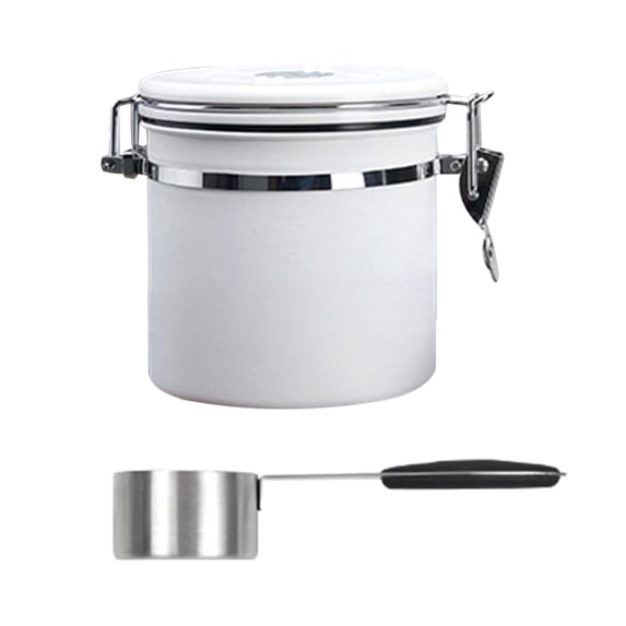 SDFGTstore Coffee Canisters Airtight Stainless Steel Kitchen Foods ...
