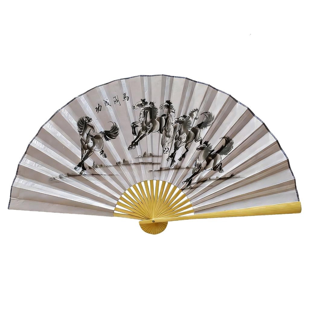 SDFGTstore Cultural Gift Large Size Folding Fan Decorative Wall Art ...