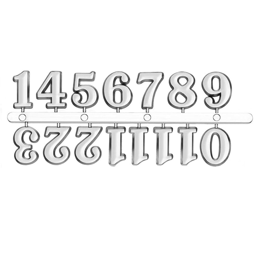 SDFGTstore Customizable Clock Numerals for Craft Projects Arabic Roman ...