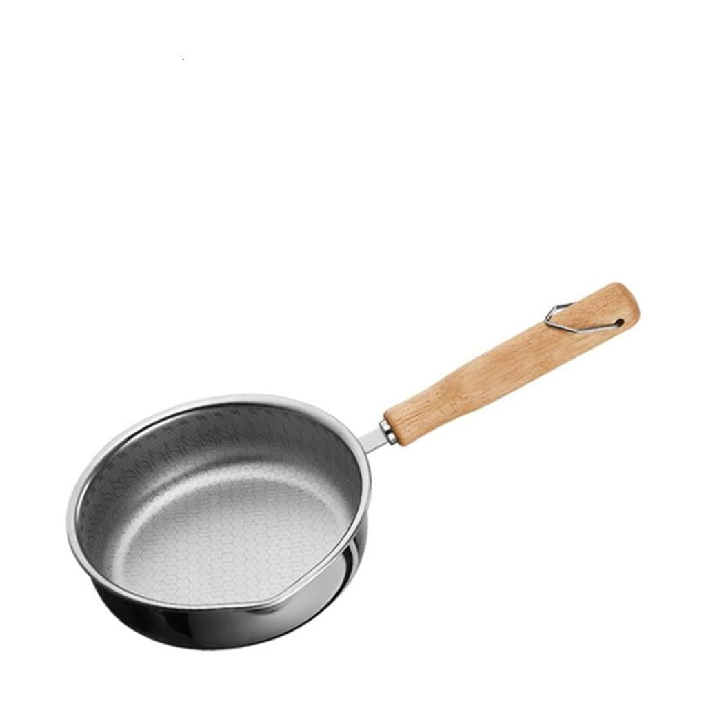 SDFGTstore Deepened Frying Pan Nonstick Coating Flat Bottom Pan ...