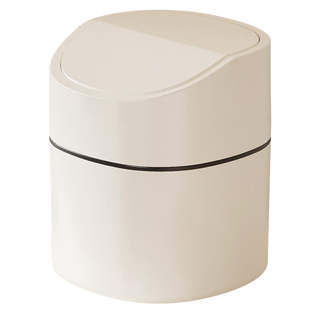 SDFGTstore Desk Trash Bin Stylish Desktop Trash Can Waste Garbage Bin ...