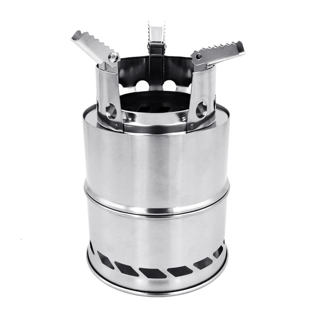 SDFGTstore Detachable Open Flame Oven Camping Barbecue Stoves Round ...