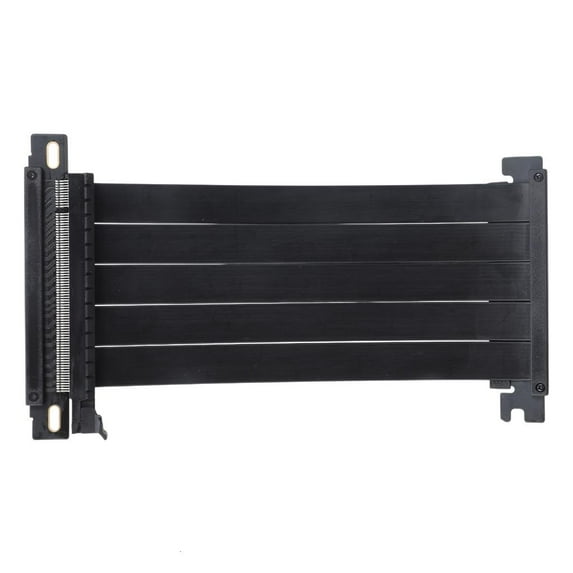 SDFGTstore Double Reverse Graphics Card Black White Extension Cable ...