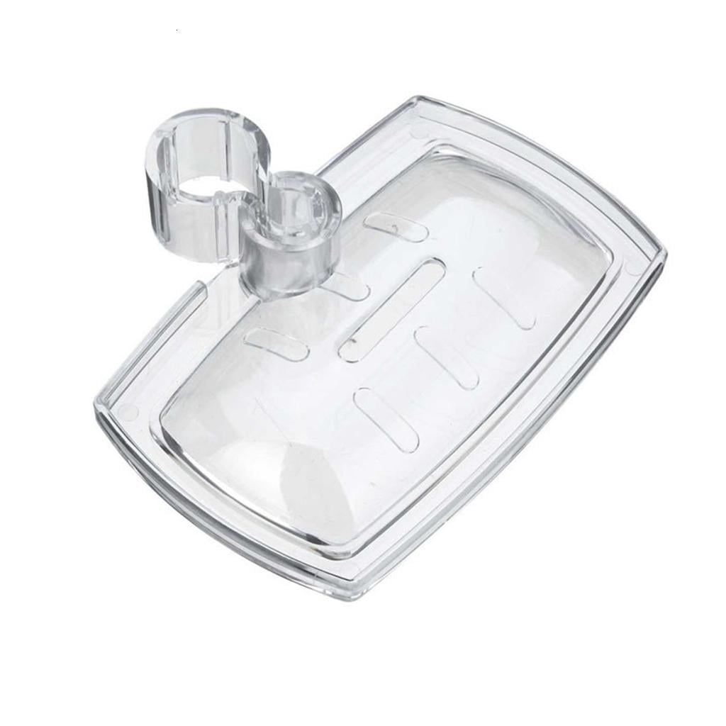 SDFGTstore Ergonomic Shower Poles Soap Tray Plastic Bath Accessor Quick ...