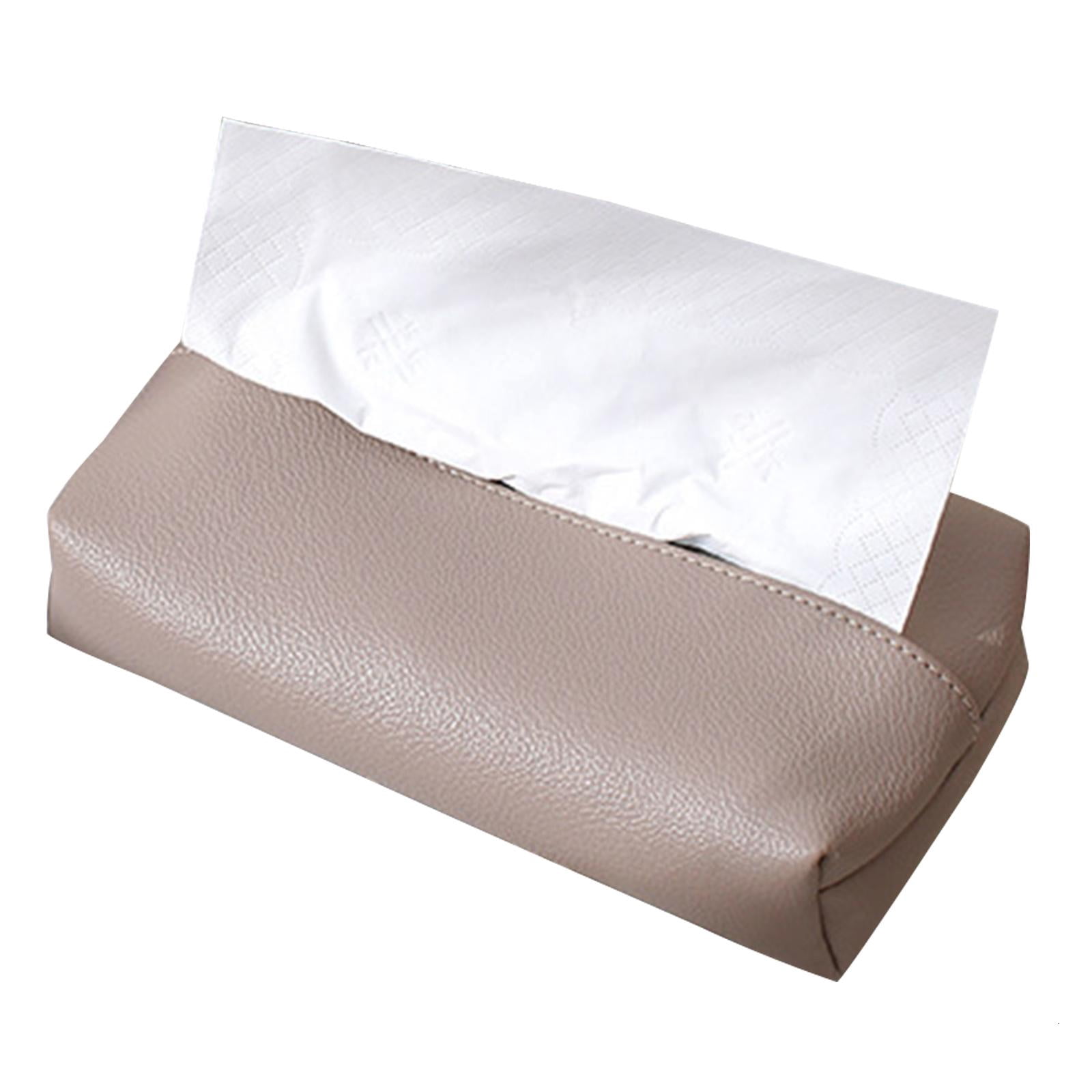 SDFGTstore Foldable Tissue Box Cover for Facial Paper for Case Holder ...