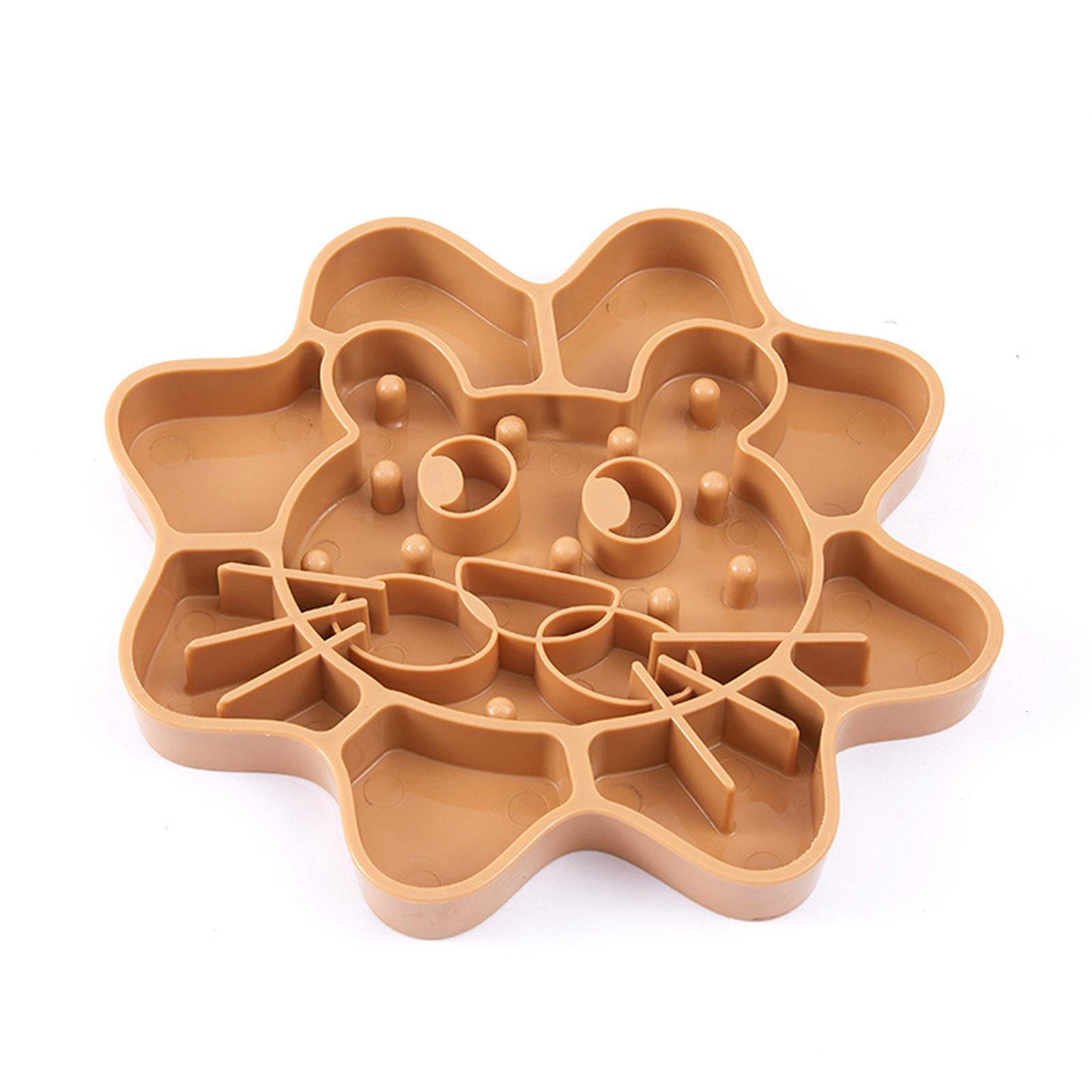 SDFGTstore Fun Slow Feeder Dog Bowl Anti-Gulping Dog Slow Feeder Stop ...